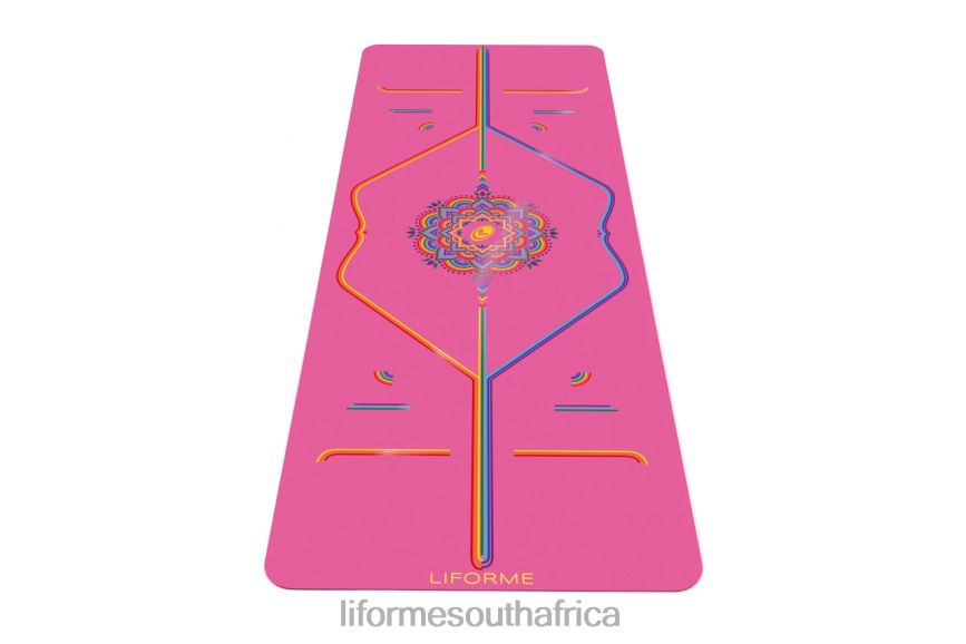 Yoga Mats Liforme Grateful Rainbow Yoga Mat Grateful Pink/Rainbow ...